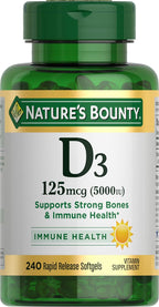 Nature's Bounty vitamin D3 benefits