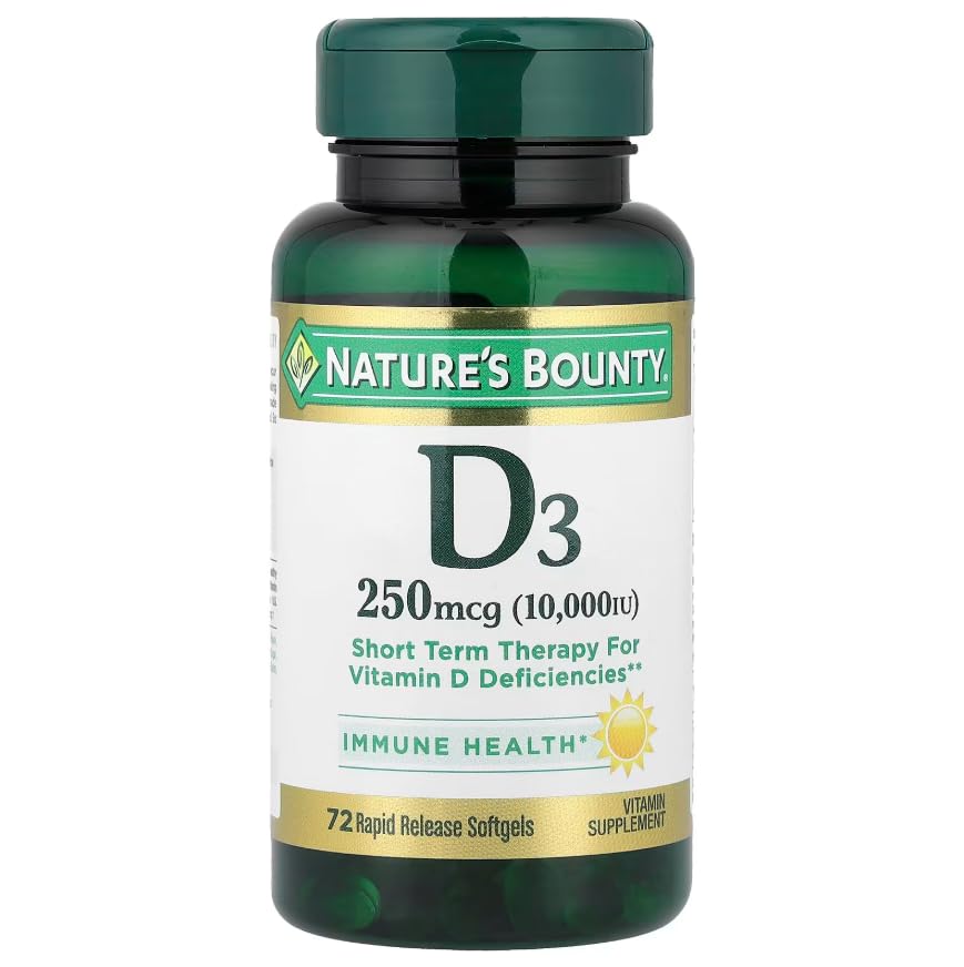 Nature's Bounty vitamin D3 benefits