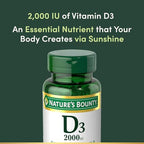 Nature's Bounty vitamin D3 benefits