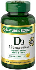 Nature's Bounty Vitamin D3 benefits