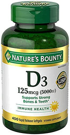 Nature's Bounty Vitamin D3 benefits