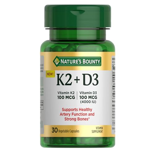 Nature's Bounty vitamin D3 capsules