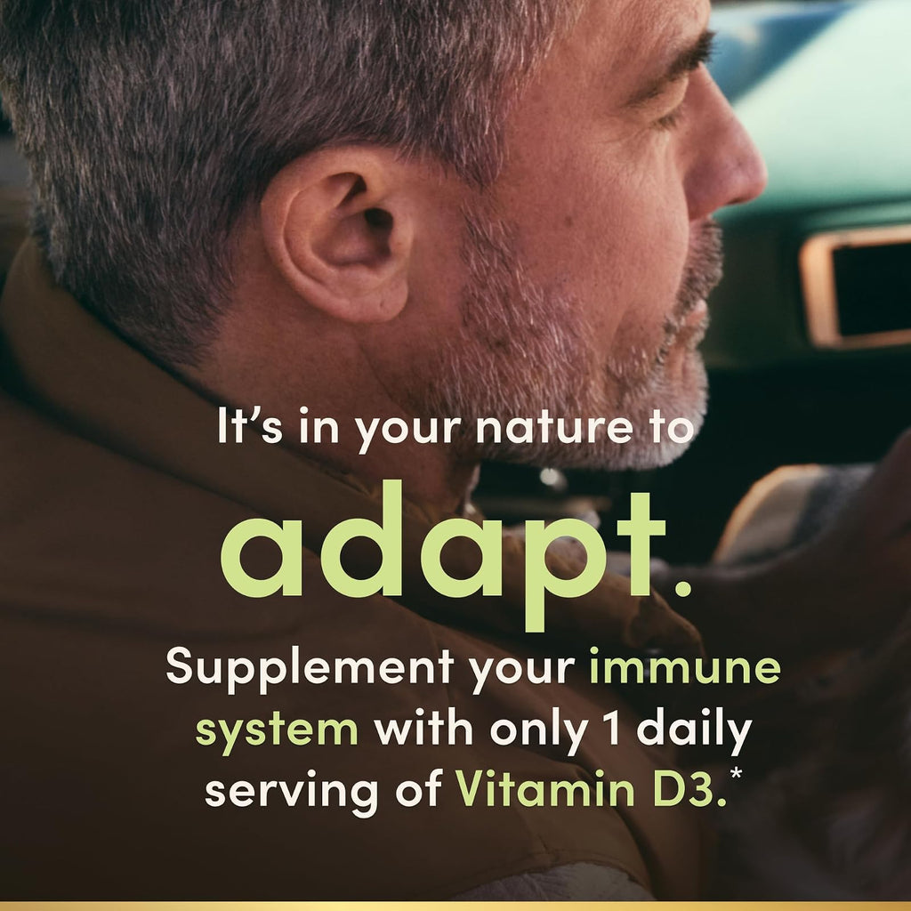 Nature's Bounty vitamin D3 for bone health