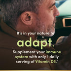 Nature's Bounty vitamin D3 for bone health