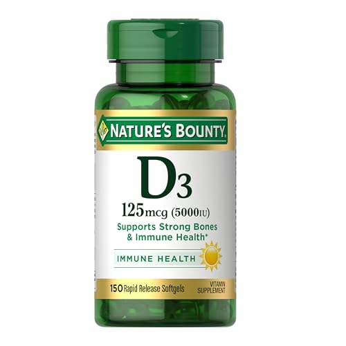 Nature's Bounty Vitamin D3 softgels
