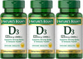 Nature's Bounty Vitamin D3 softgels