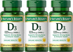 Nature's Bounty Vitamin D3 softgels