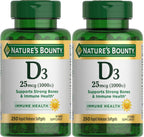 Nature's Bounty Vitamin D3 softgels