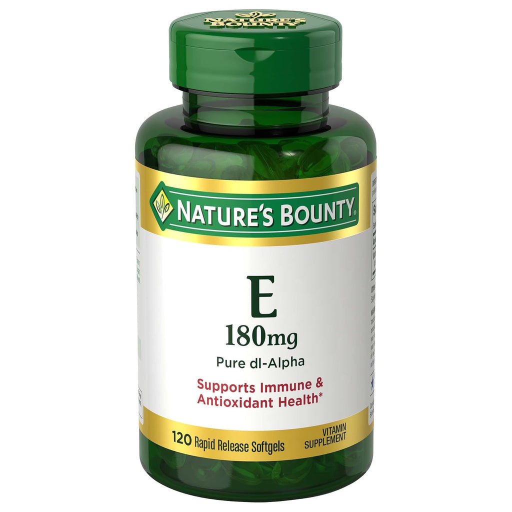 Nature's Bounty vitamin E softgels