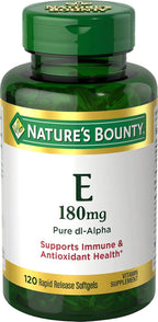 Nature's Bounty vitamin e softgels