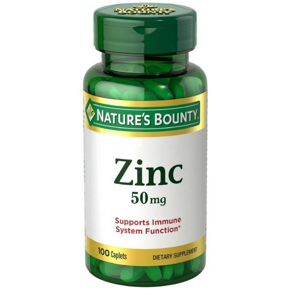 Nature's Bounty zinc caplets for immune support