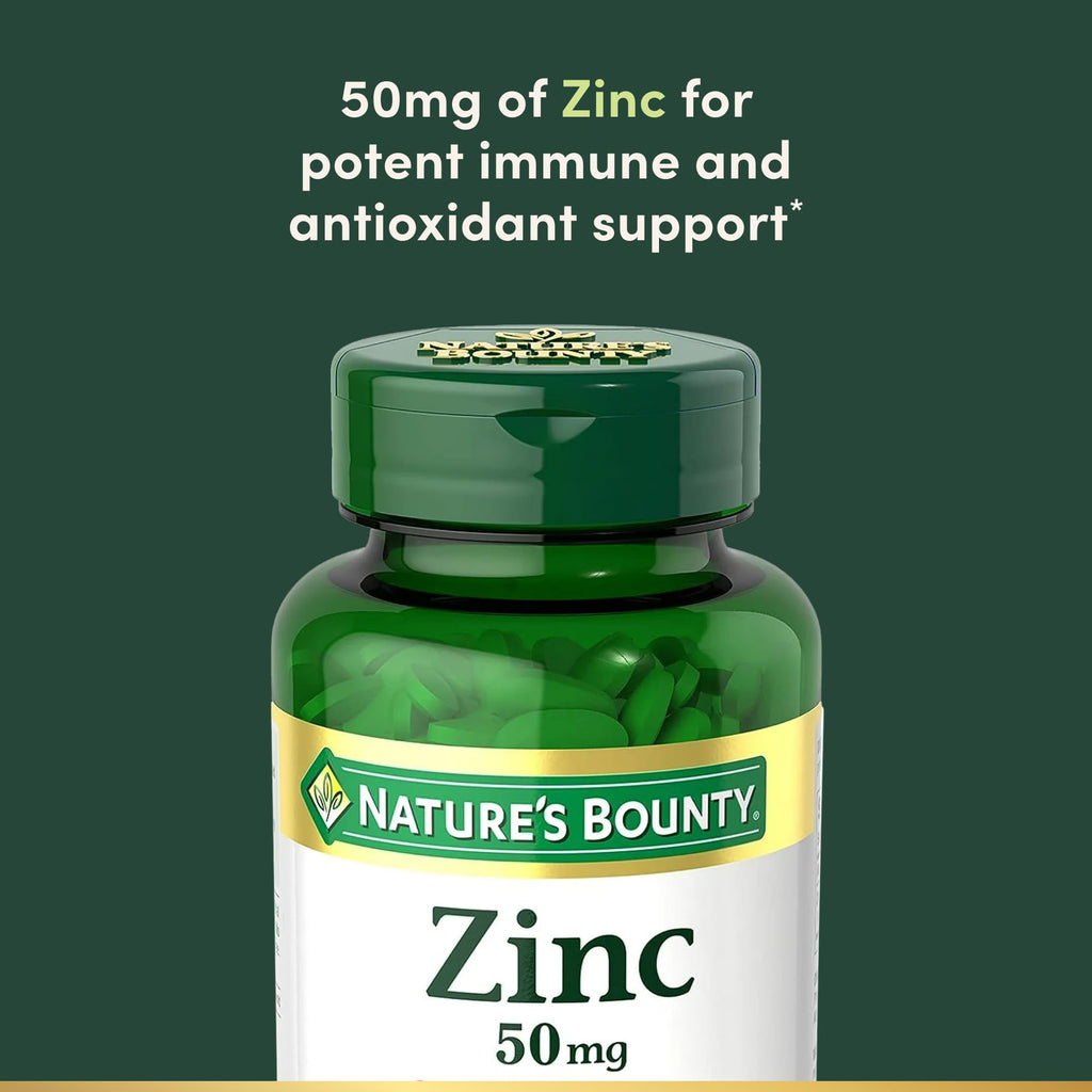 Nature's Bounty zinc for overall health