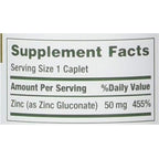 Nature's Bounty zinc for skin support