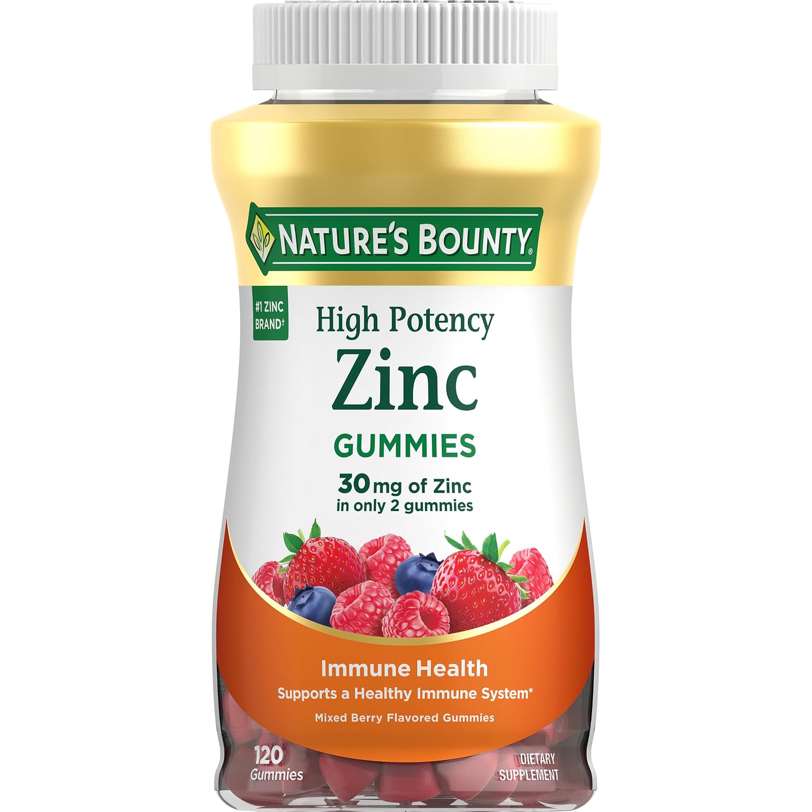 Nature's Bounty Zinc Gummies for immunity