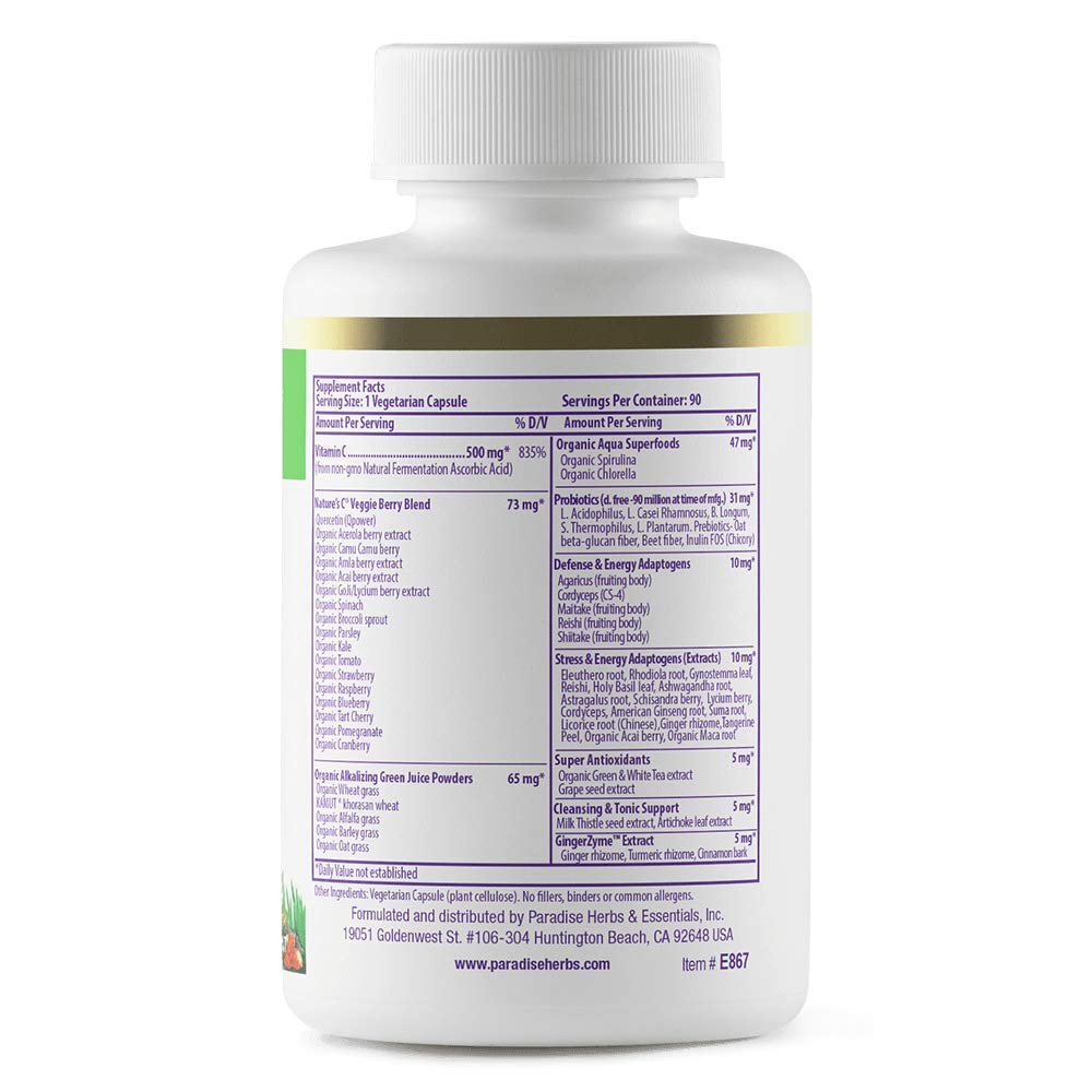 Nature's C blended vitamin supplement