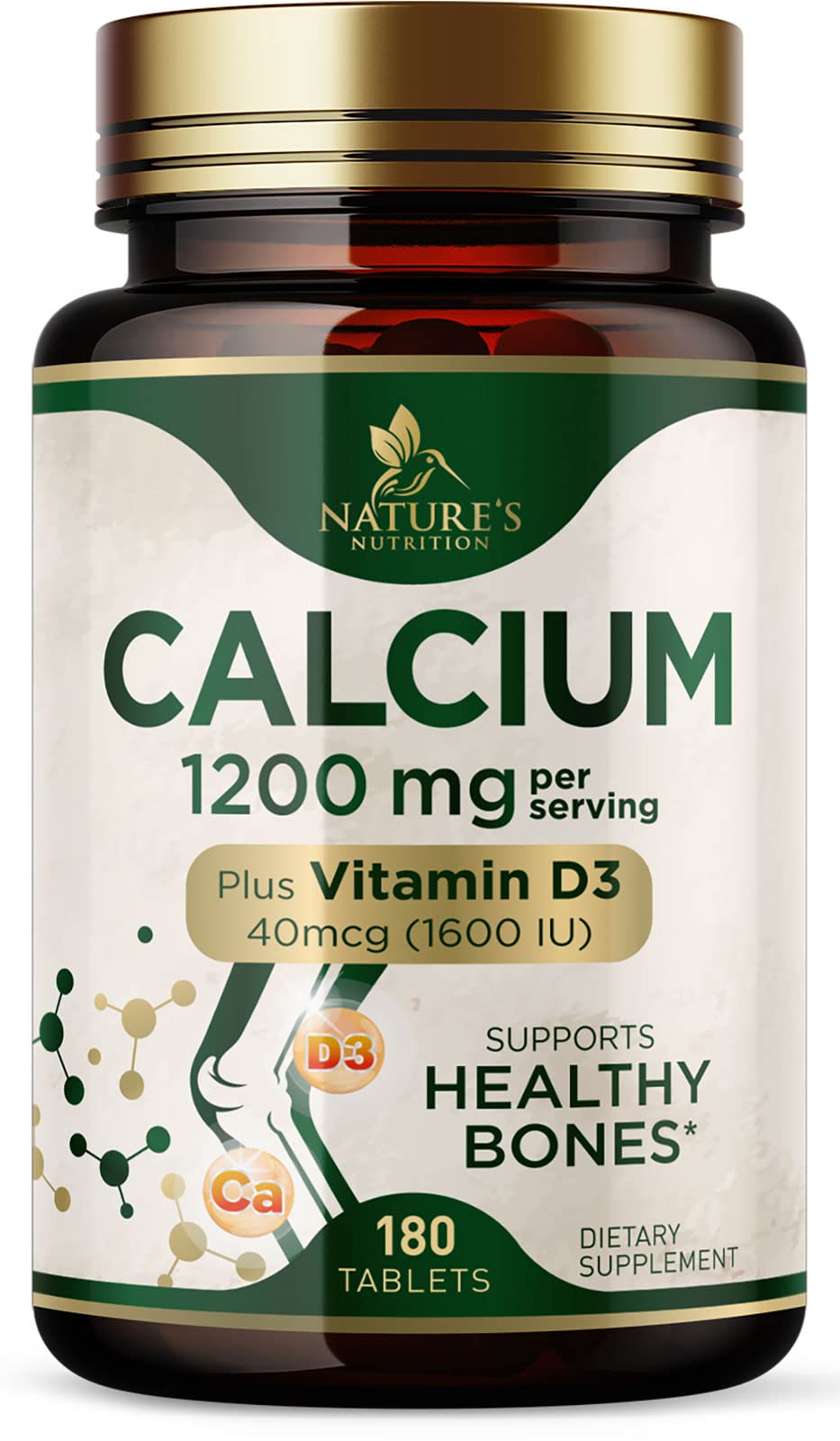 Nature's Calcium 1200 mg tablets