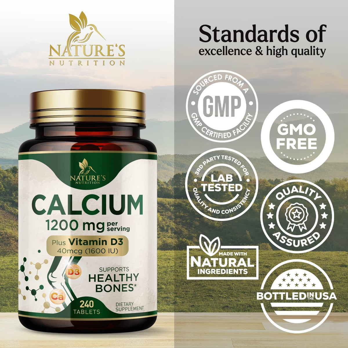 Nature's calcium citrate for absorption