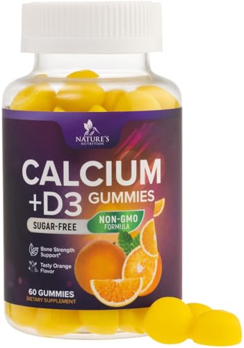 Nature's calcium gummies for strong bones