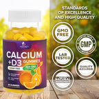 Nature's calcium gummies support bone density