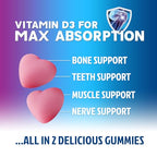 Nature's calcium gummies support bone density
