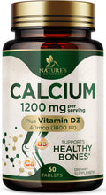 Nature's Calcium tablets for bone health