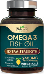 Nature's Choice Omega 3 fish oil softgels