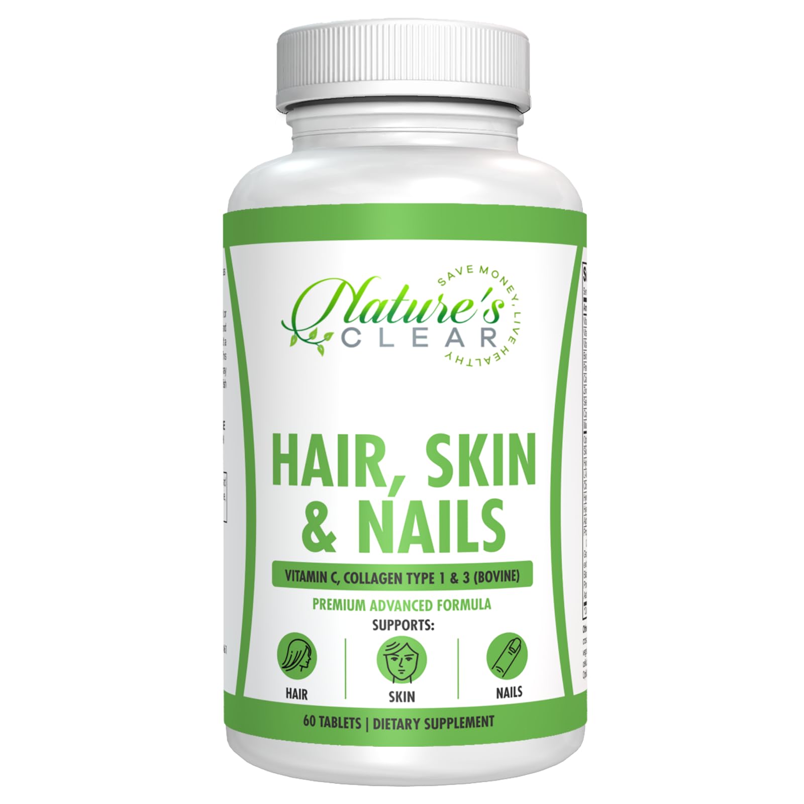 Nature’s Clear hair vitamins for women