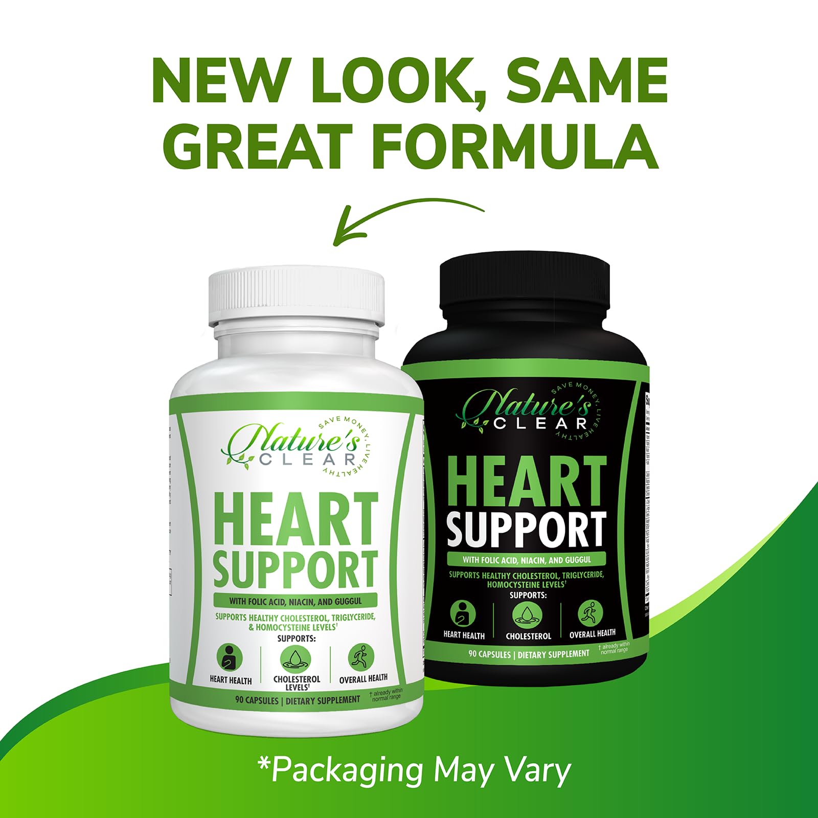 Nature's Clear Heart vitamin capsules