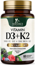 Nature's Easy to Chew Vitamin D3 benefits