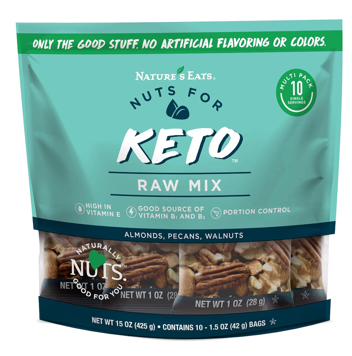 Nature's Eats Keto Snack Pack greens powders
