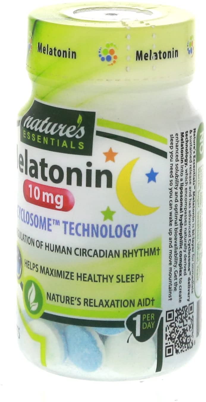 NATURE'S ESSENTIALS melatonin for relaxation
