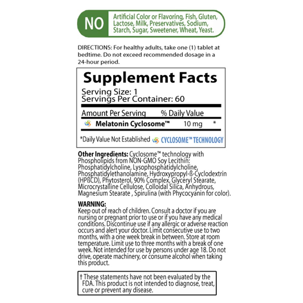 Nature's Essentials melatonin tablets