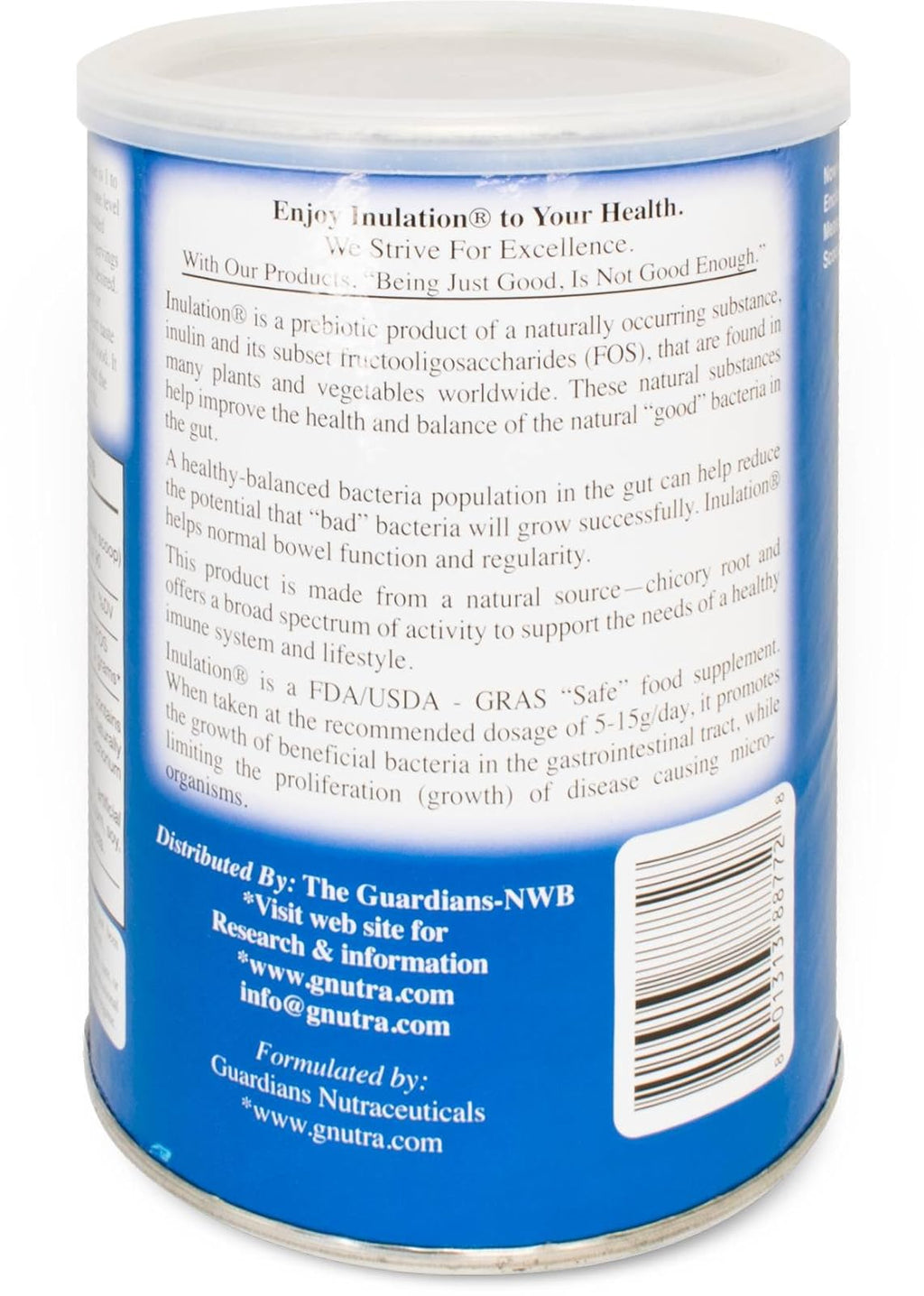Nature's Formula Inulin for daily wellness