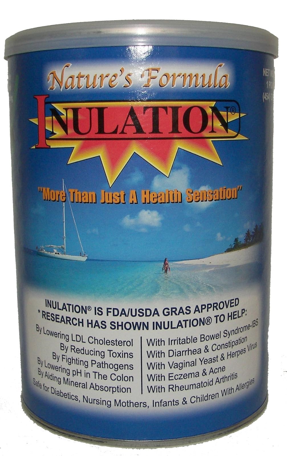 Nature's Formula Inulin powder for digestion