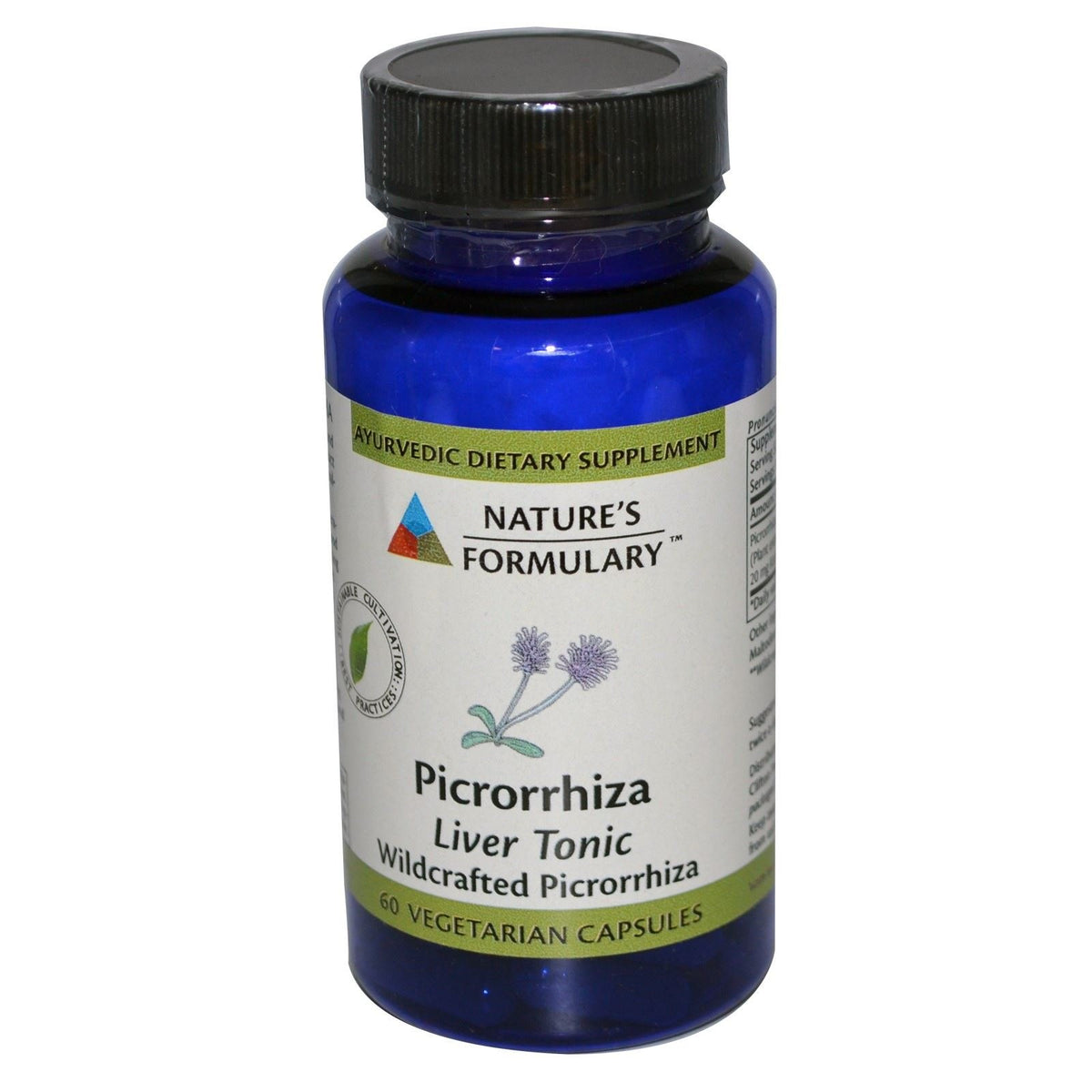 Nature's Formulary Picrorrhiza vegetarian capsules