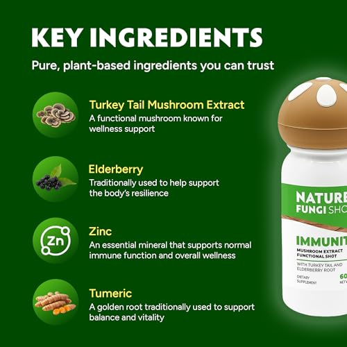 NATURE'S FUNGI health shot for vitality