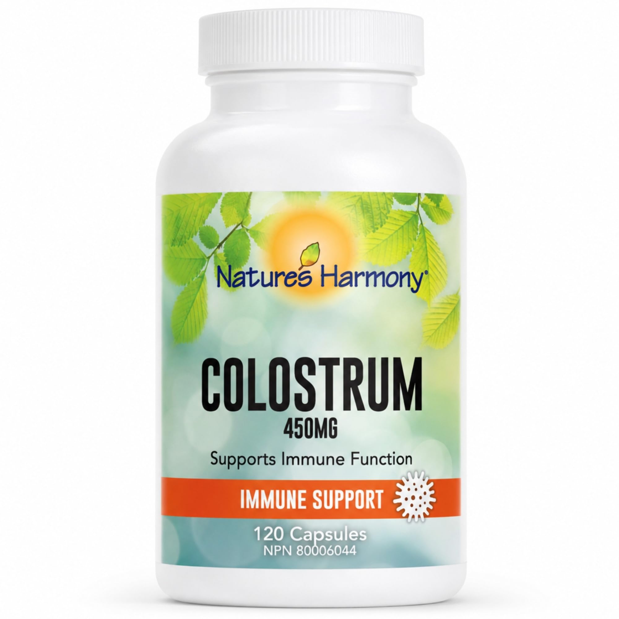 NATURE’S HARMONY colostrum capsules for wellness