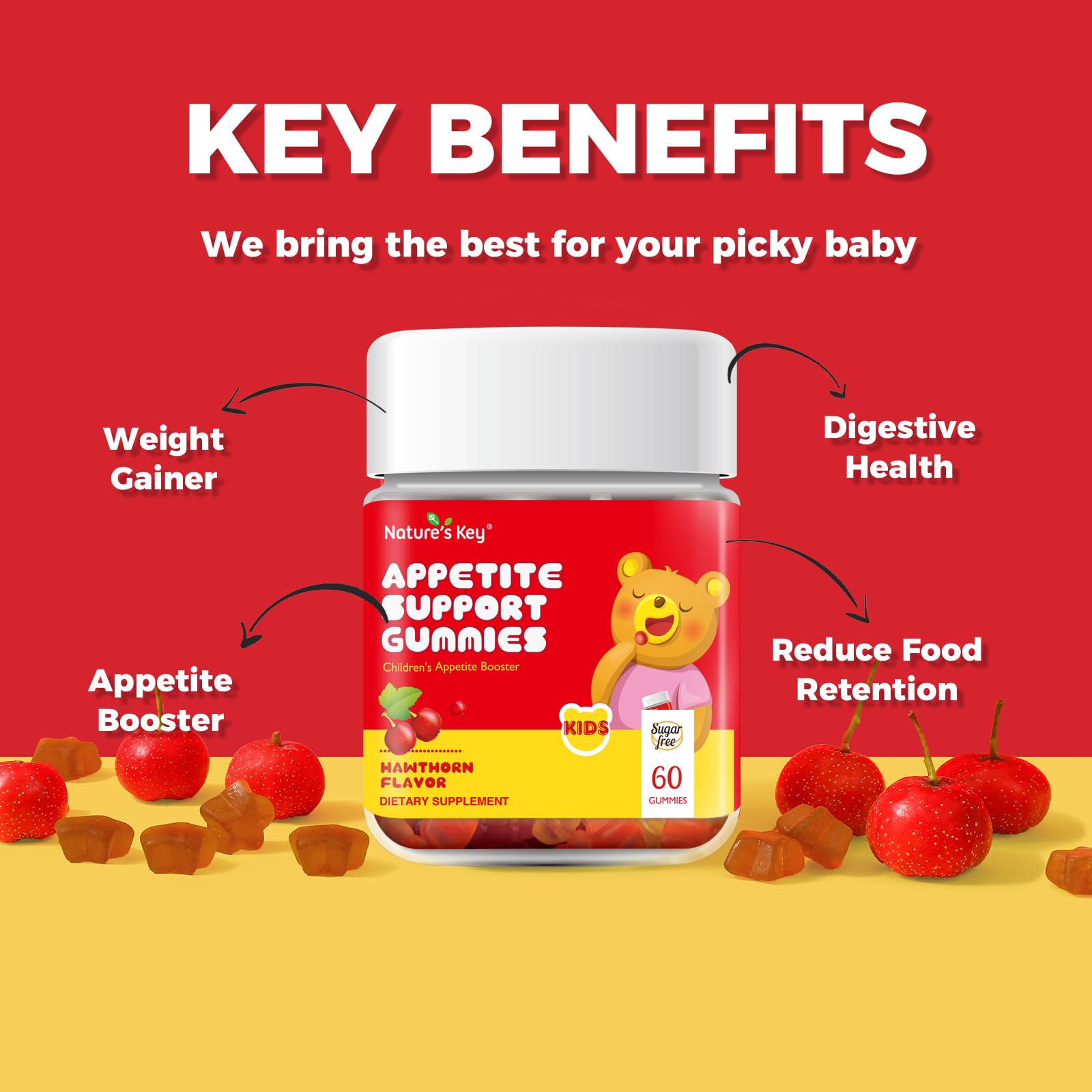Nature's Key 60 count gummy pack
