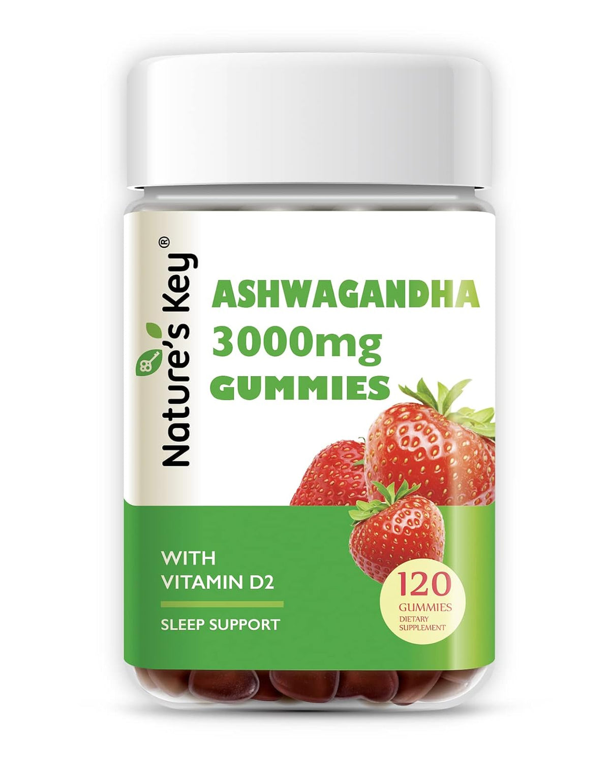 Nature's Key ashwagandha gummies for stress relief