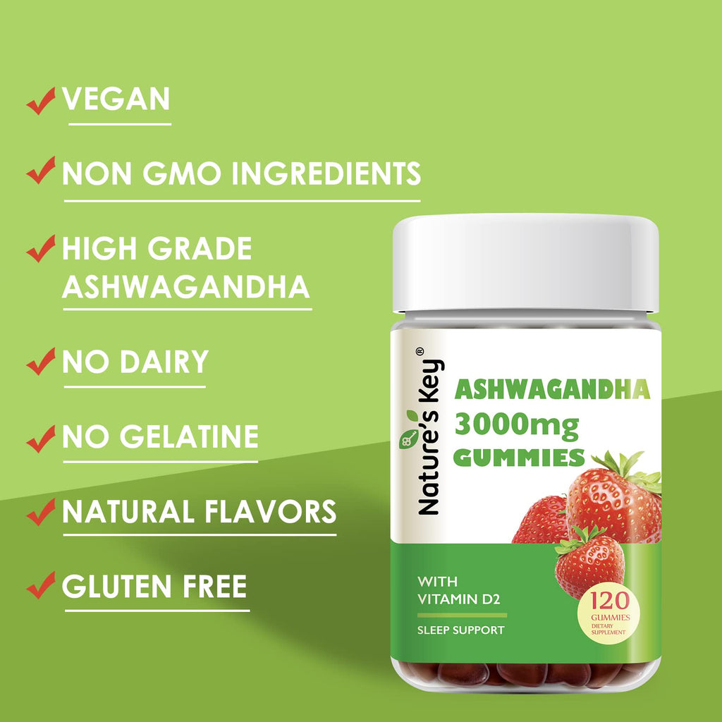 Nature's Key ashwagandha gummies with KSM-66