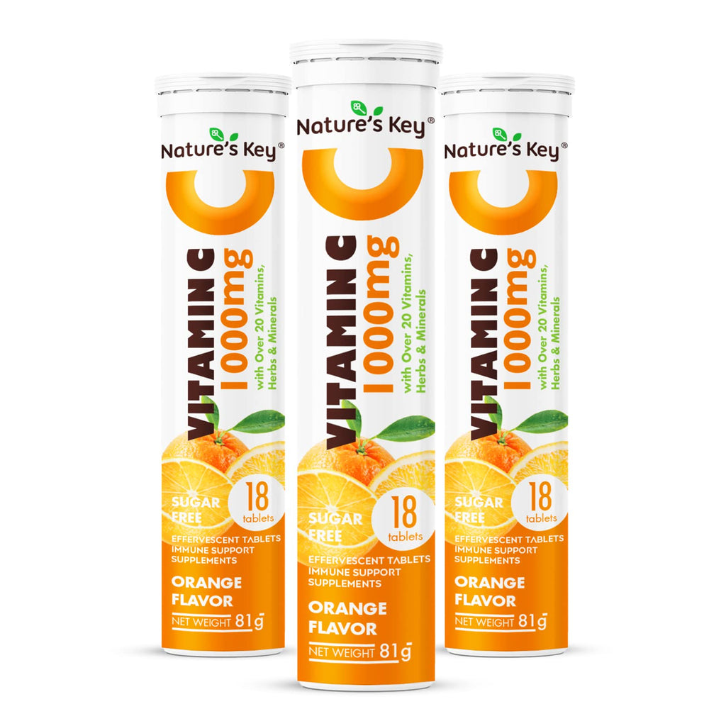 Nature's Key effervescent vitamin tablets