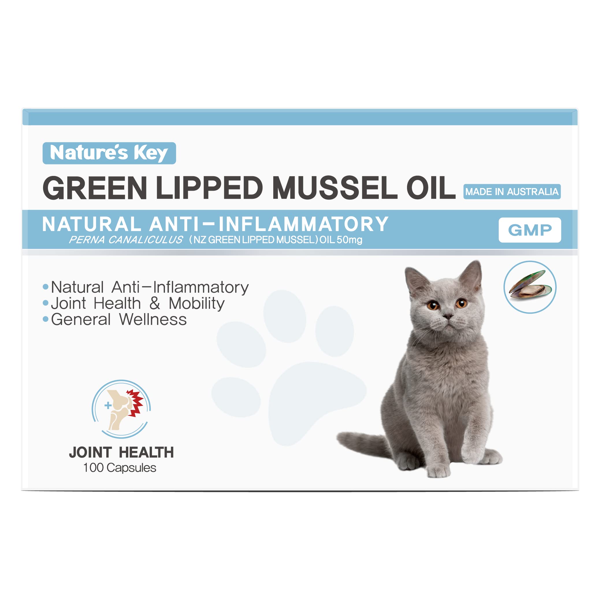 Nature's Key Green Lipped Mussel Oil for cats