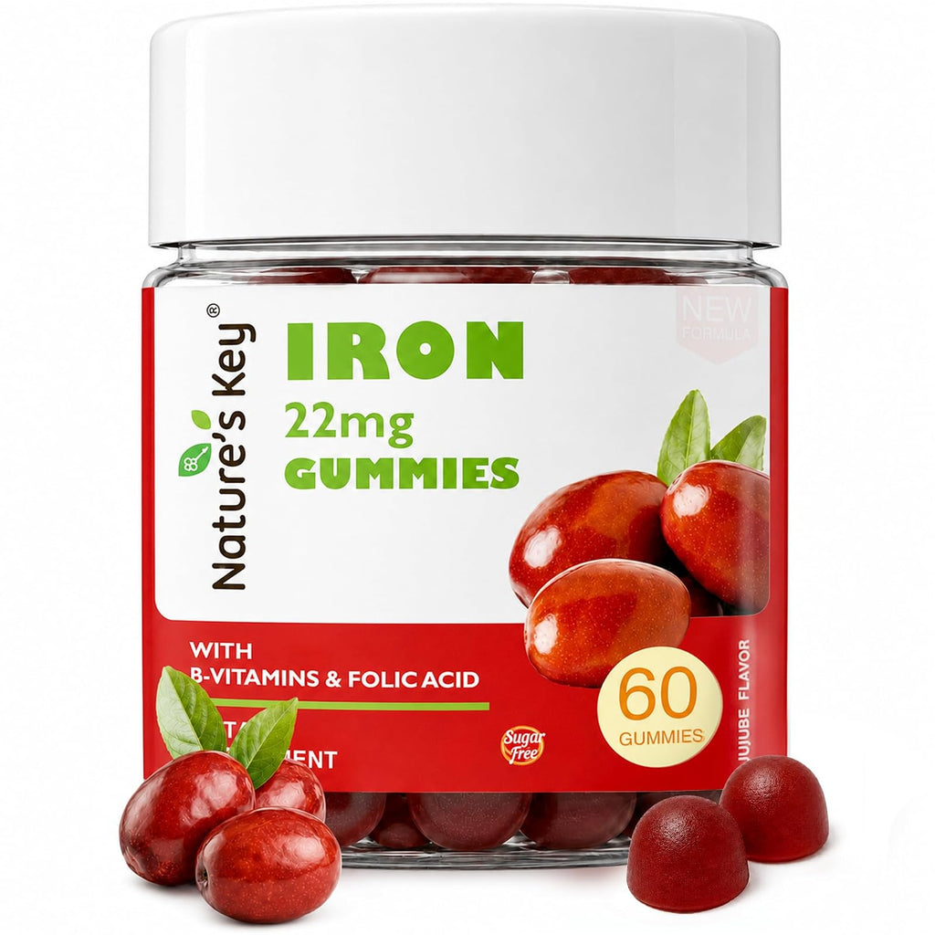 Nature's Key iron gummies for energy