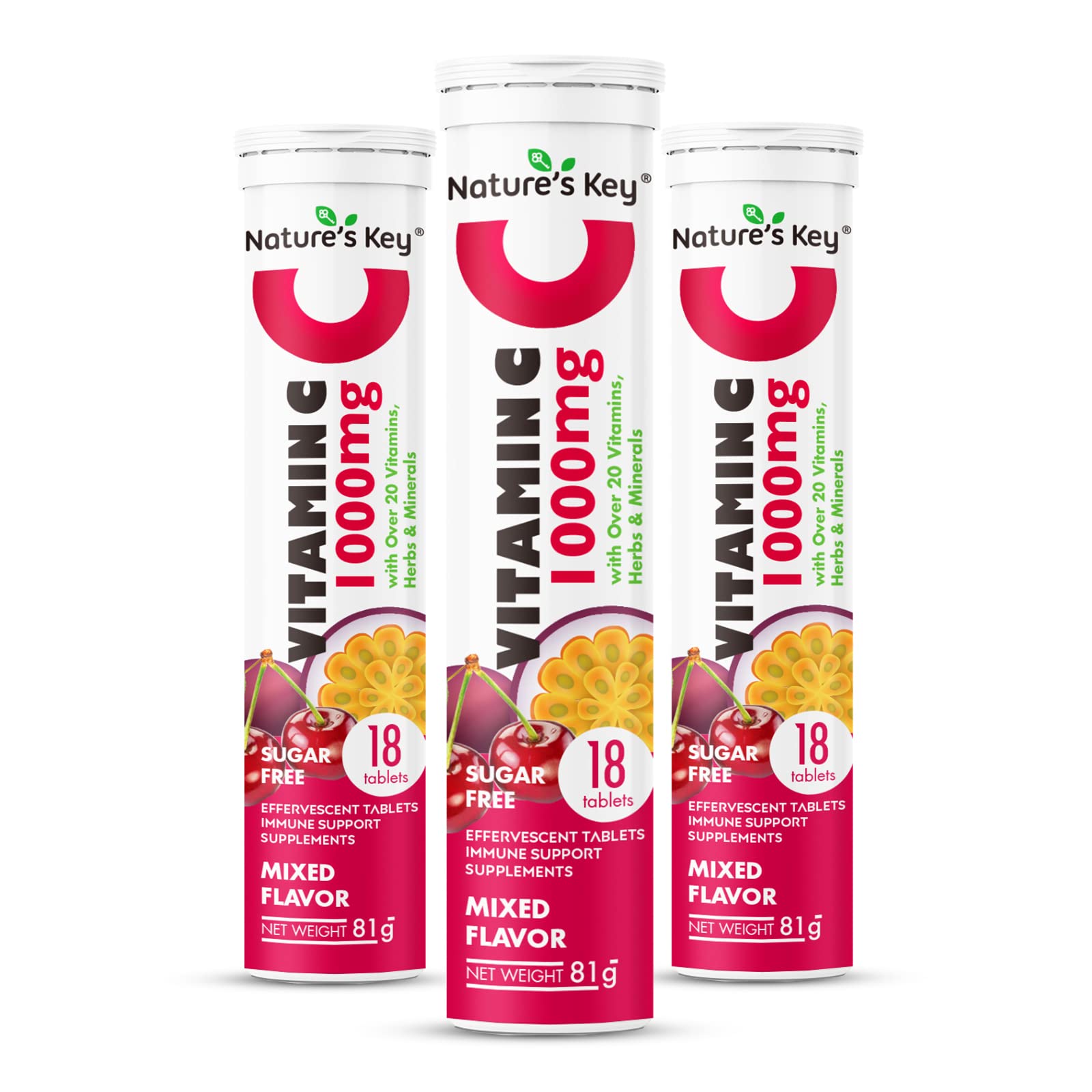 Nature's Key Vitamin C effervescent tablets