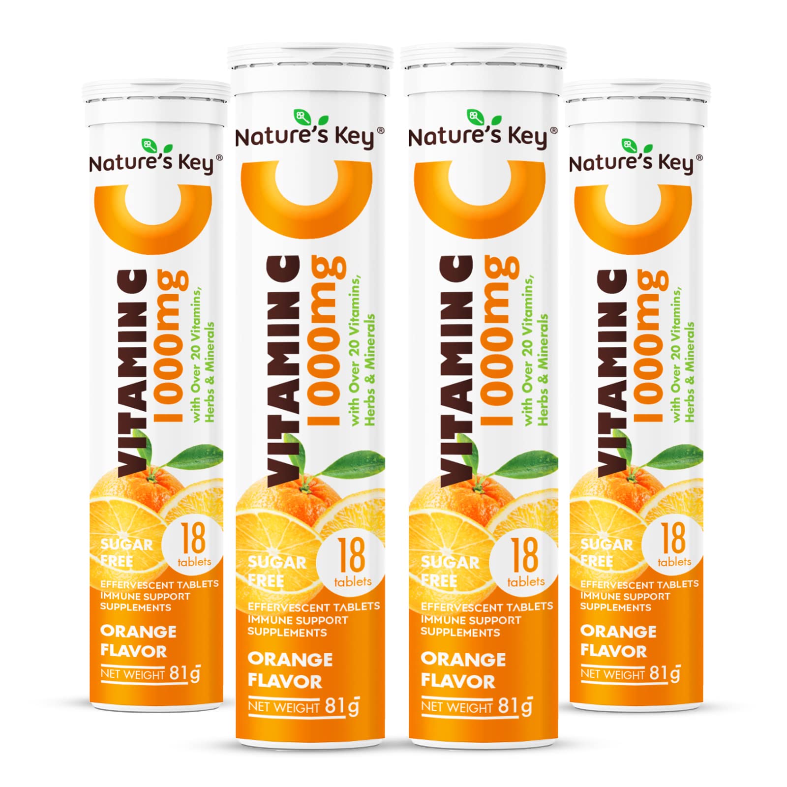 Nature's Key vitamin C effervescent tablets