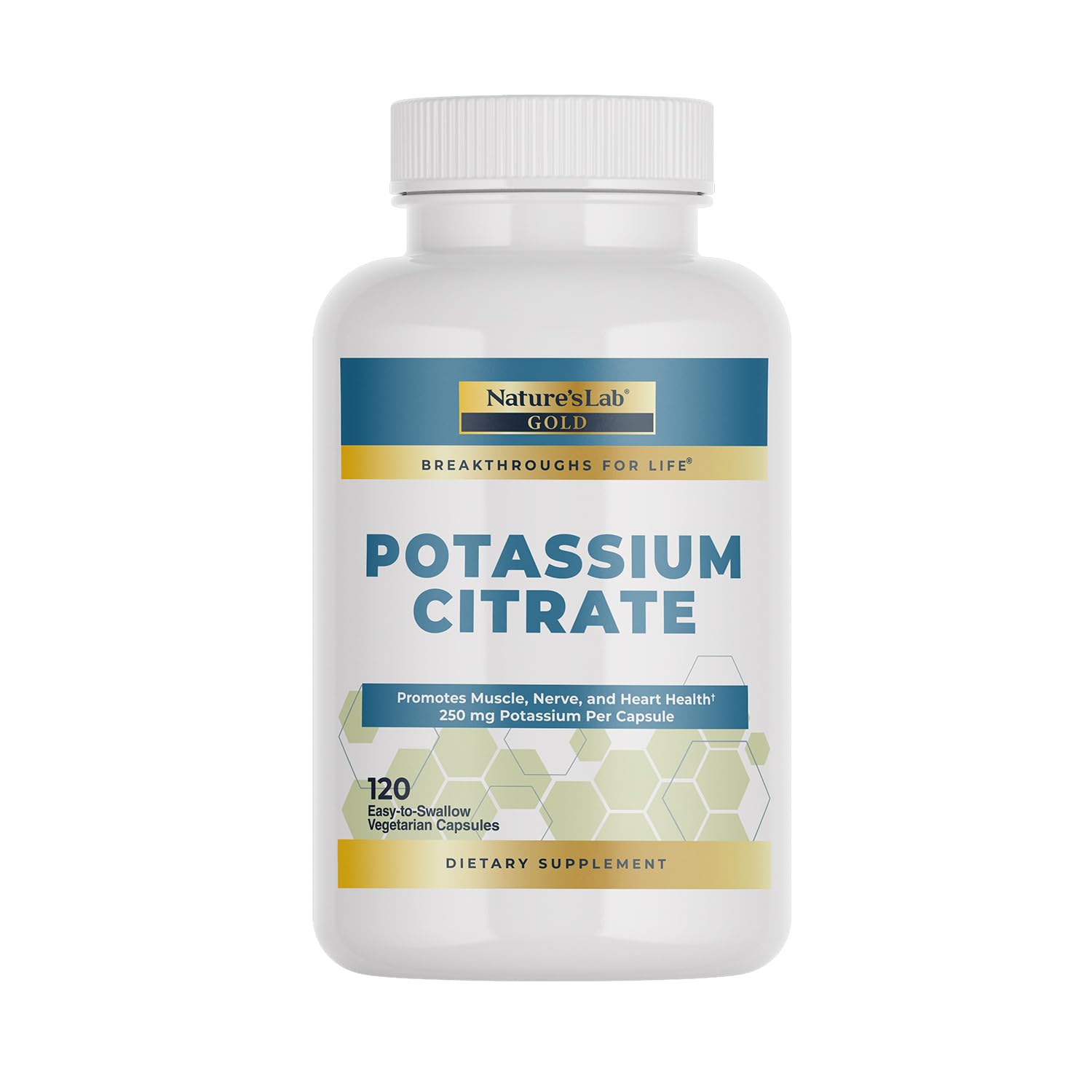 Nature's Lab potassium citrate capsules