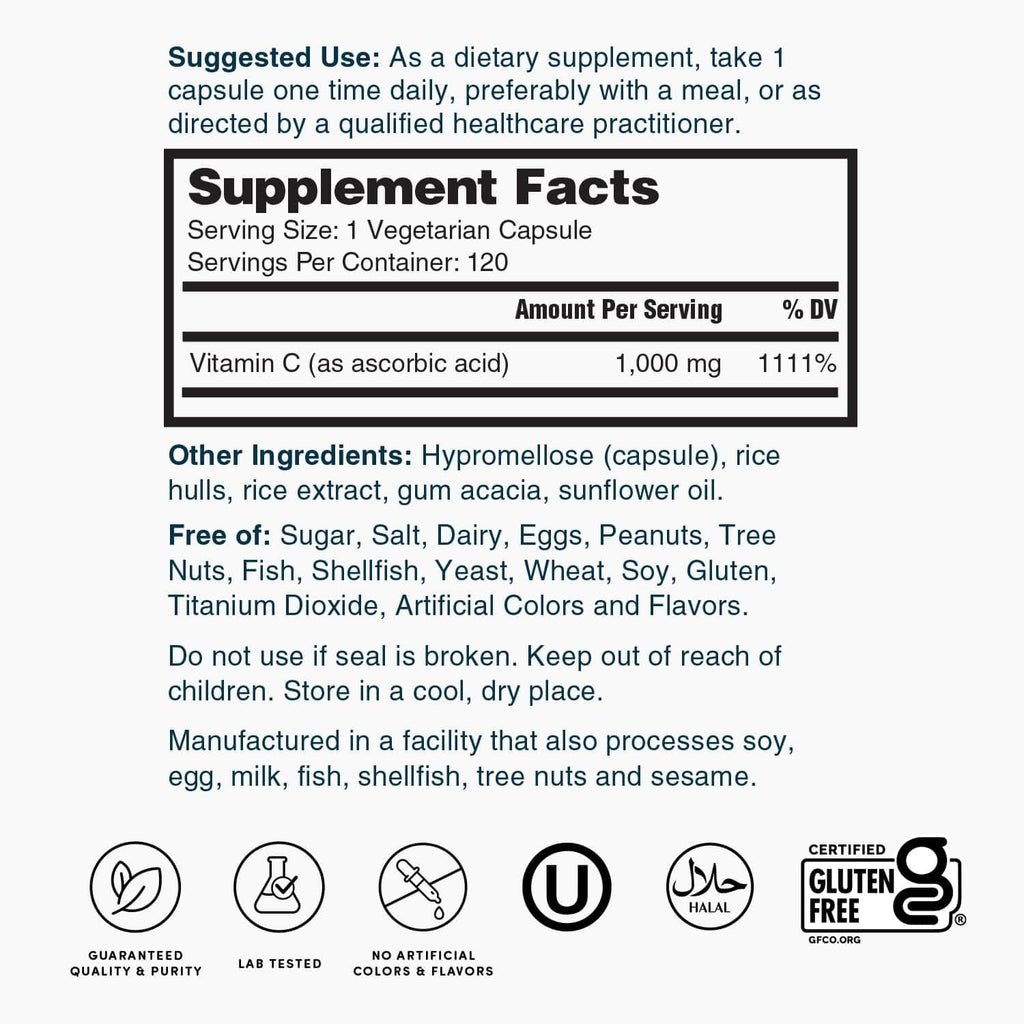 Nature's Lab vitamin C for skin vitality