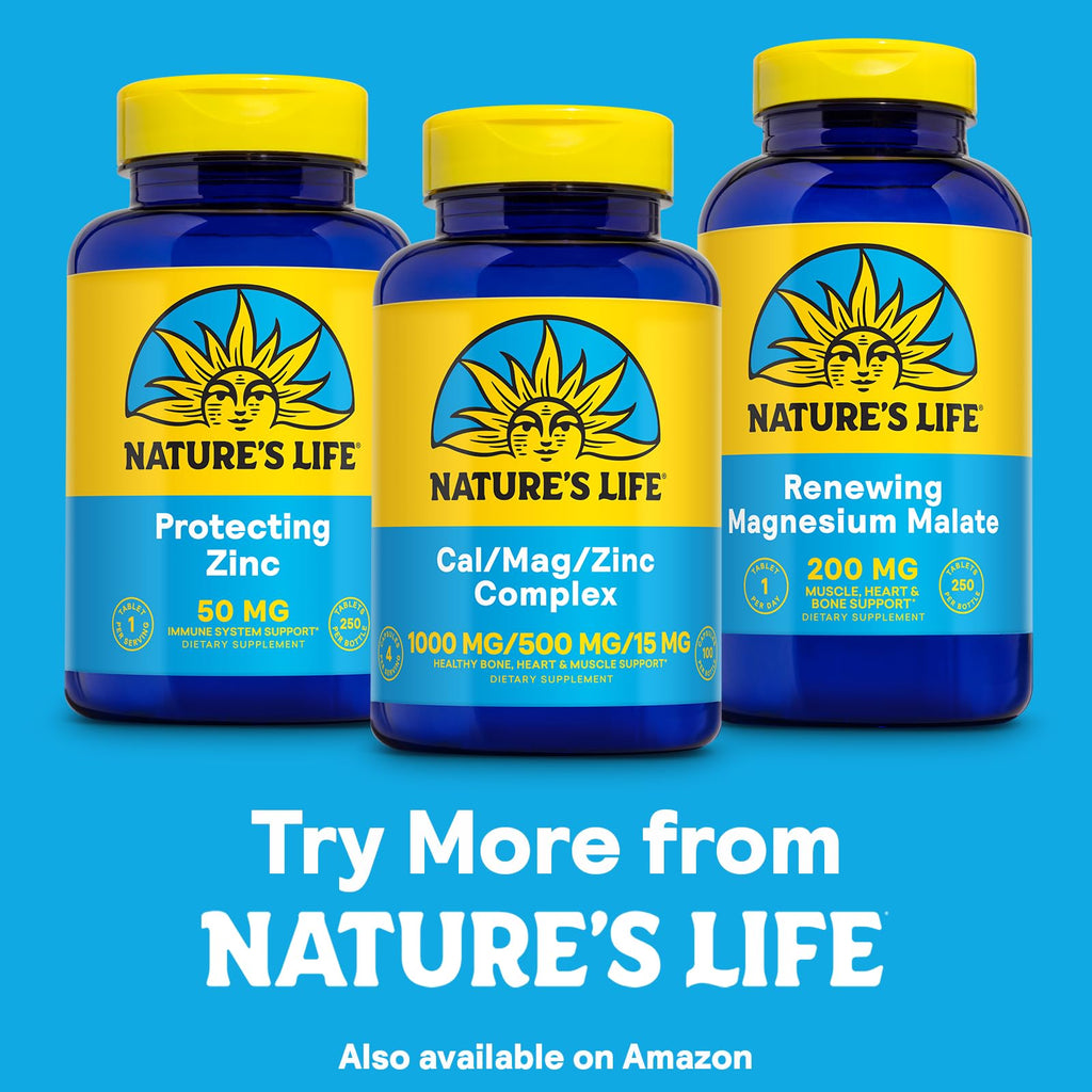 NATURE'S LIFE calcium capsules for strength