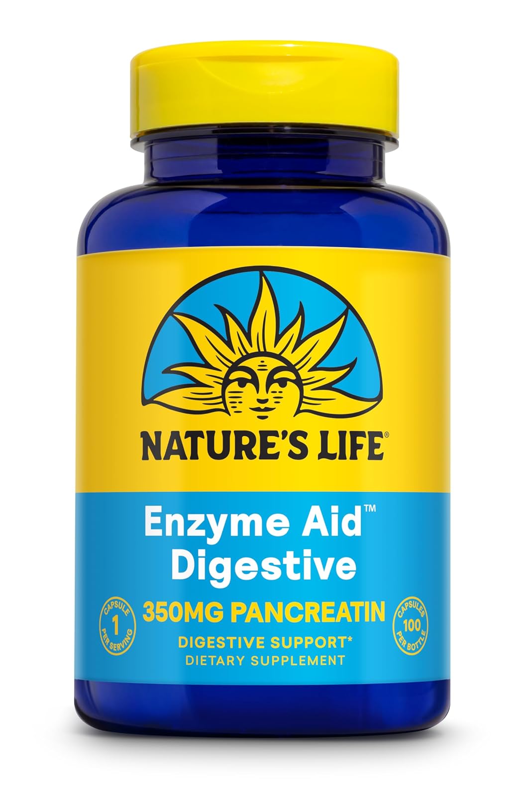 Nature's Life digestive enzymes support