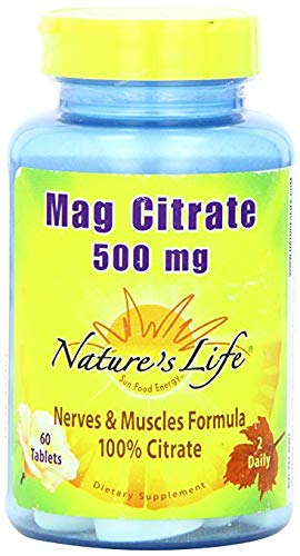 Nature's Life Magnesium Citrate tablets for wellness
